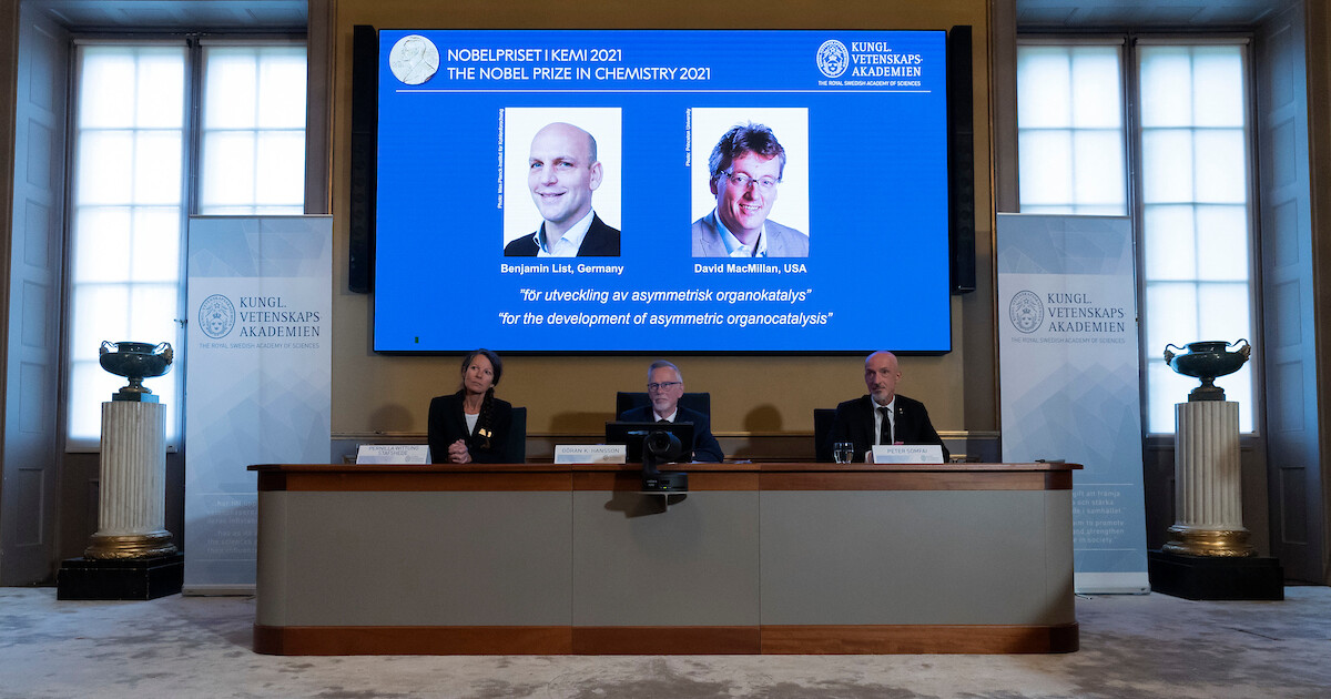Benjamin List and David W.C. MacMillan awarded 2021 Nobel Prize in ...