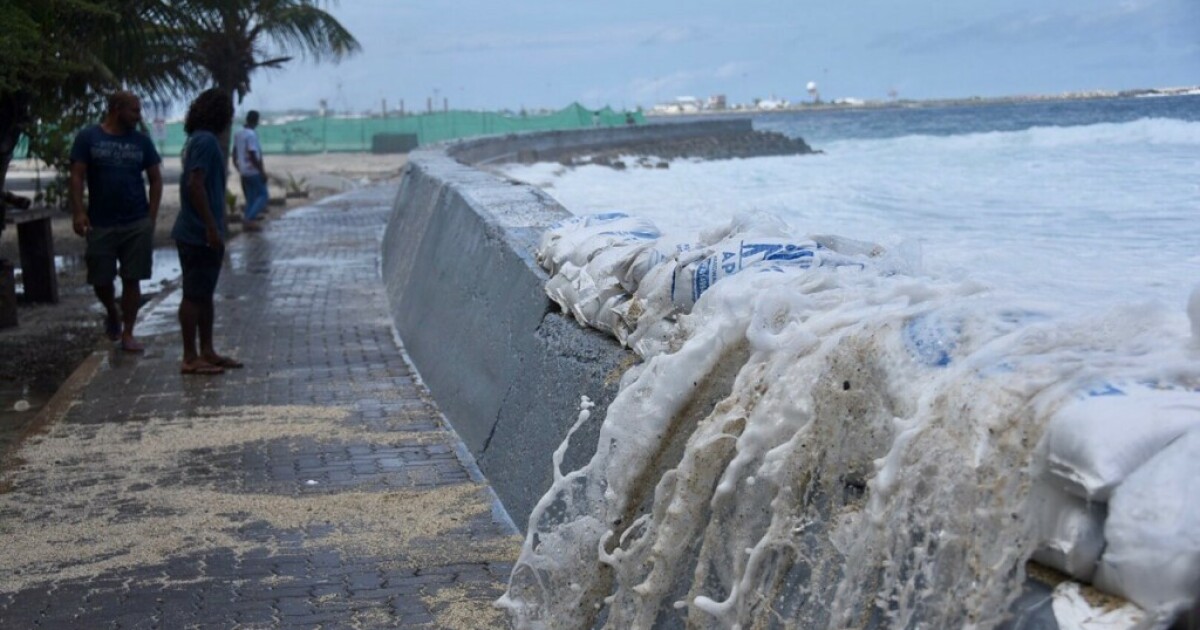 Seasonal rain and sea swells causes flooding in several islands ...
