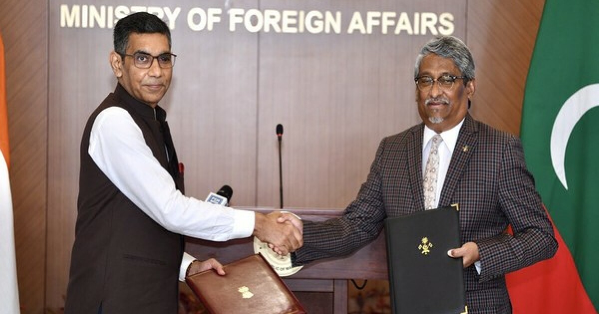 Community development projects signed between Maldives and India ...