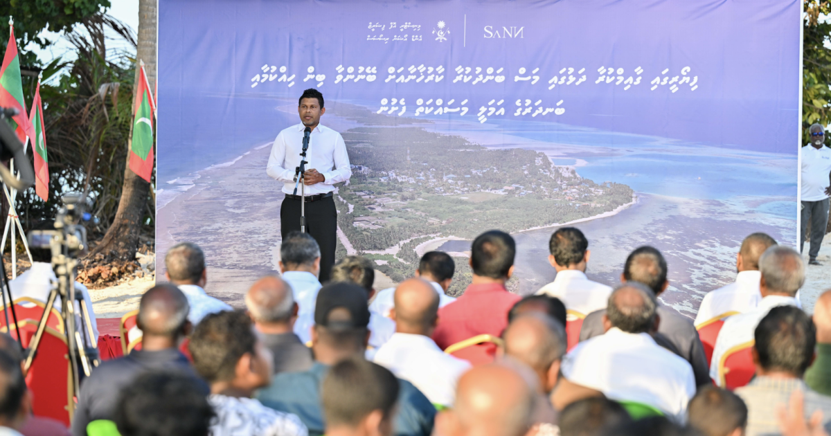 Land reclamation project for fish processing factory and harbour ...